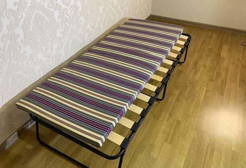Раскладная кровать на ламелях