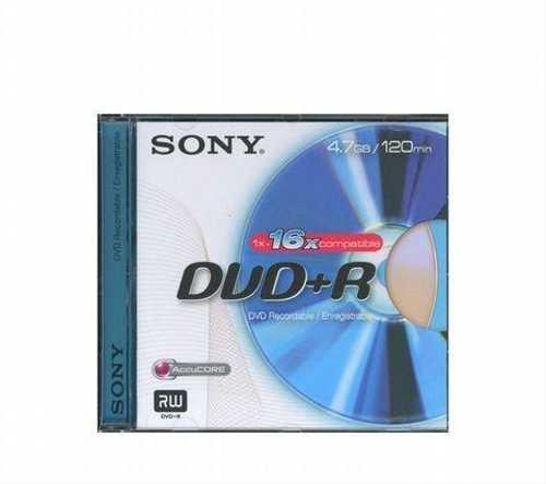 Диск Sony DVD+R (16x, 4.7GB, 1шт)