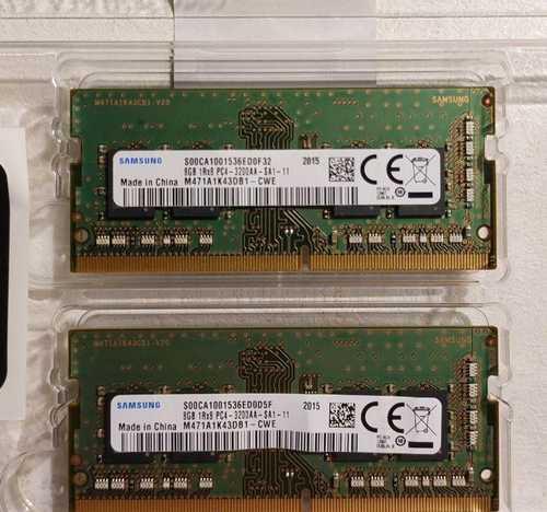 Оперативная память ddr4 8gb x2