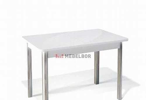Стол обеденный Kenner 1100S стекло белое глянец