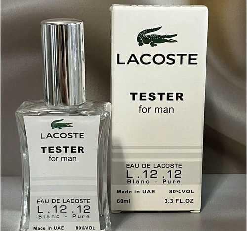 Тестер ОАЭ Lacoste l.12.12 blanc 60 ml