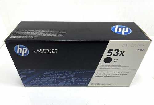 Картридж лазерный HP 53X (Q7553X) новый