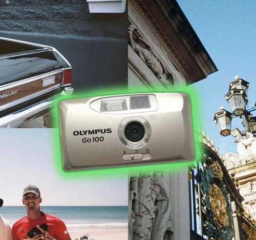 Фотоаппарат мыльница плёночный Olympus GO 100