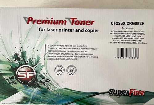 Картридж лазерный SuperFine CF226X/CRG052H