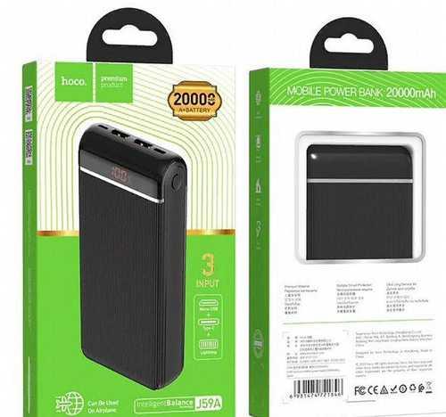 Внешний аккумулятор powerbank Hoco J59A 20000mAh