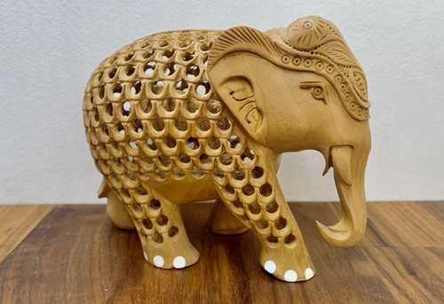 Статуэтка слон дерево (беременная слониха)