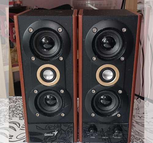 Колонки Genius SP-HF800A(модернизированные)