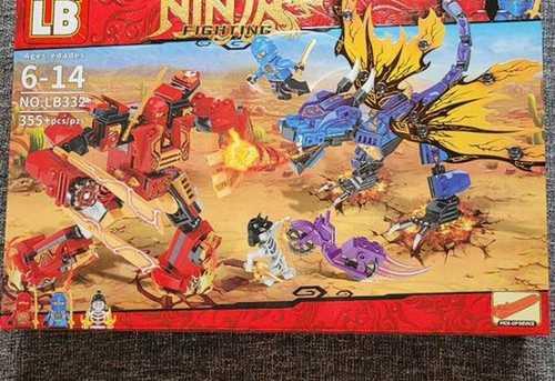 Новый конструктор Ninja Битва Дракона и Робота