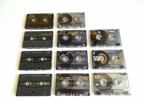 Аудио кассеты TDK SA90, SF90, SD90, BASF 90