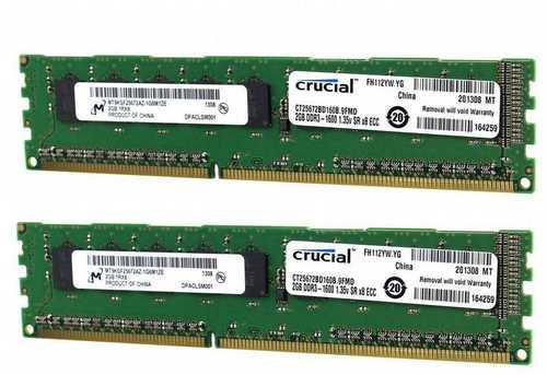 Оперативная память Crucial 4GB CT2KIT25672BD160B