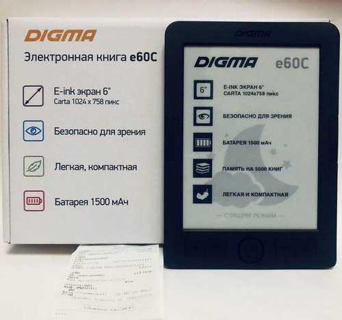 Электронная книга Digma e60C