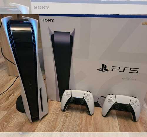 Sony playstation 5 2 геймпада   топ игры