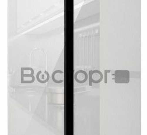 Холодильник Hyundai CS5003F белое стекло (двухкаме
