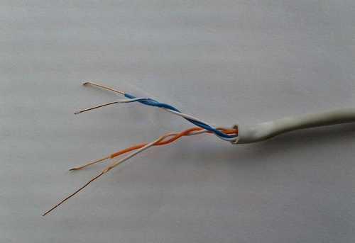 Кабель TWT-5UTP2 2PR 24 AWG CAT.5 75c 305 м.серый