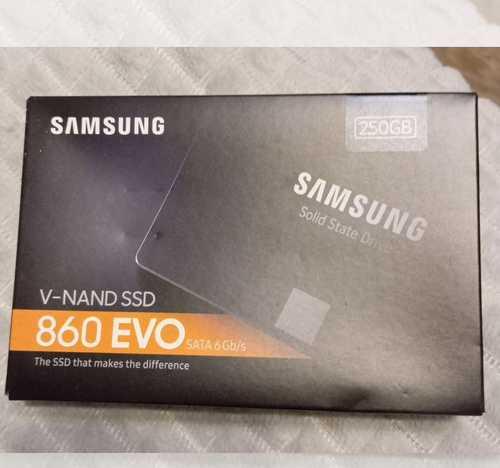 SSD накопитель Samsung 860 EVO MZ-76E250BW 250гб