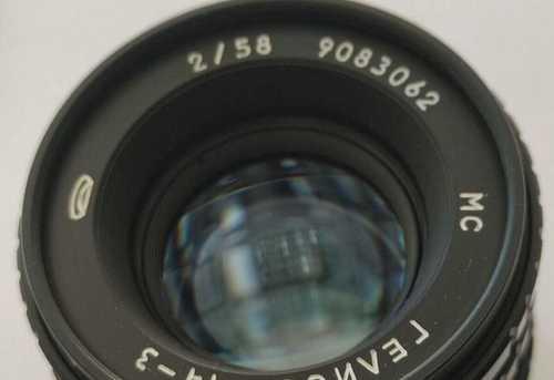 Гелиос 44-3 под Nikon F