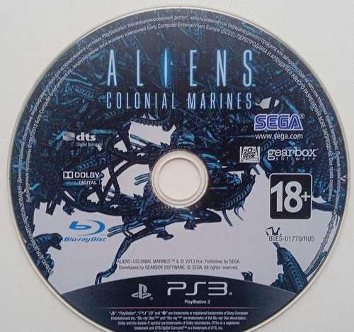 Aliens: Colonial Marines - PS3 (без коробки)