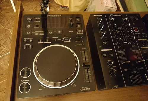 Pioneer CDJ 350 + DJM 350 + Кейс