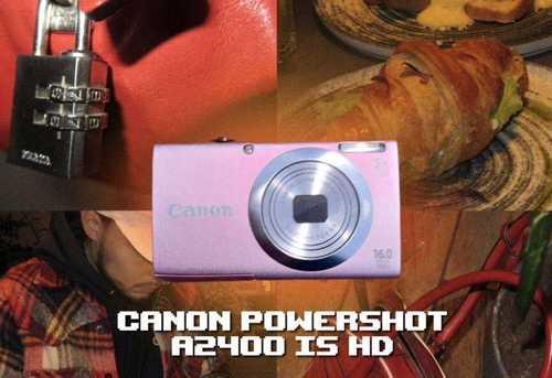 Цифровой фотоаппарат Canon PowerShot A2400 IS HD