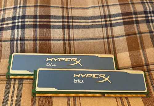 Оперативная память ddr3 kingston hyper x blu 8 GB