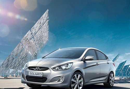 Фара противотуманная Hyundai Solaris 2010-2014 2шт