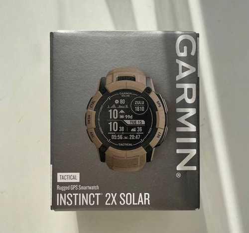 Garmin instinct 2x solar tactical coyote tan