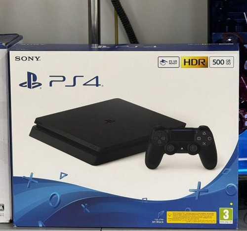 Игровая приставка ps4 slim 500 gb