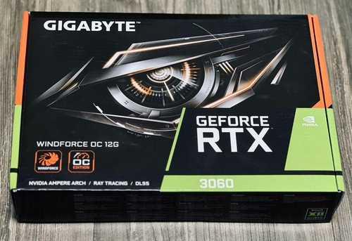 Gigabyte RTX 3060 windforce OC новый гарантия