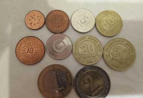 Монеты Туркменистана. 80000.с обихода