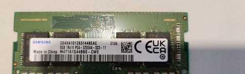 Оперативная память Samsung 8 гб DDR4-3200-sodimm