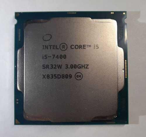 Процессор intel Core i5 7400