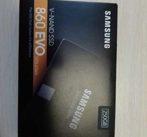 Диск ssd 250 Gb samsung Evo860, новый