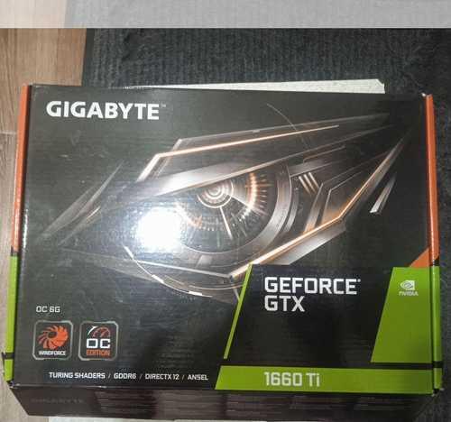 Видеокарта gtx 1660 ti gigabyte на запчасти