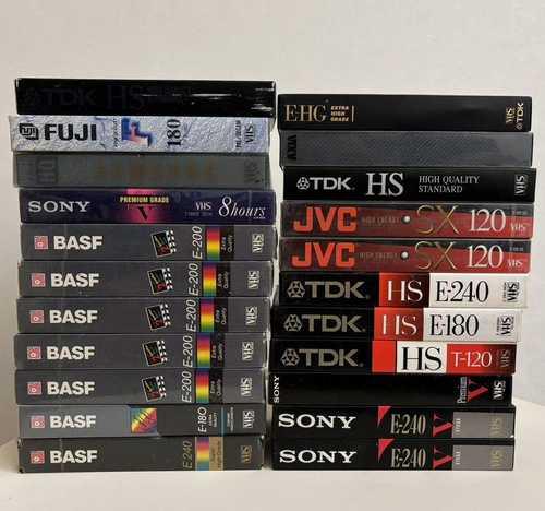 Видеокассеты vhs с записями бу