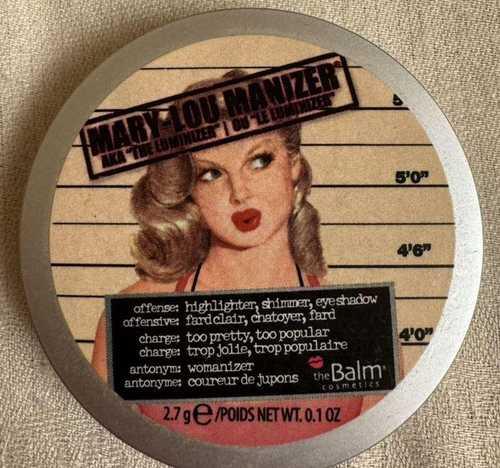 Thebalm Хайлайтер Mary Lou Manizer