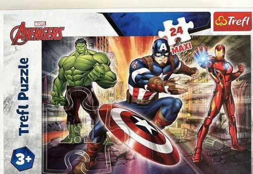 Пазл Trefl maxi 24 Avengers Мстители 3+