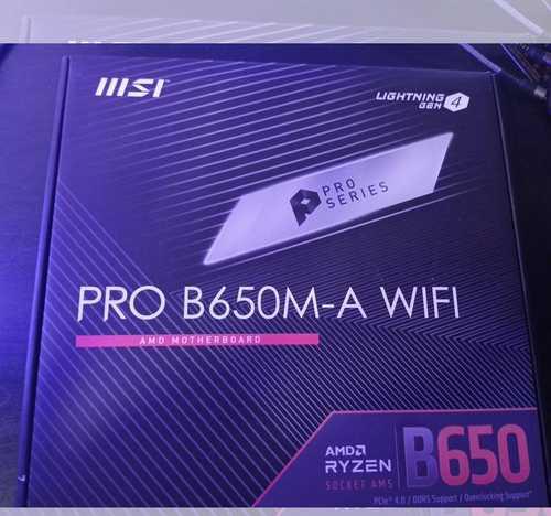 Материнская плата msi pro b650m-a wifi (ремонт)