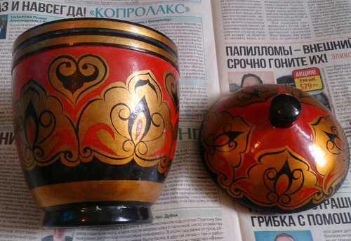 Ваза деревянная времен СССР