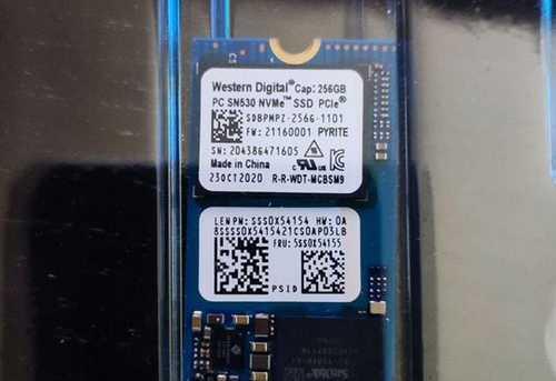 SSD накопитель WD SN 530 256Gb NVMe