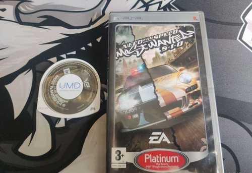 Диск на Sony psp Need for Speed most wanted 5-1-0