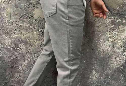 Новые мужские турецкие джинсы прямые полумомы