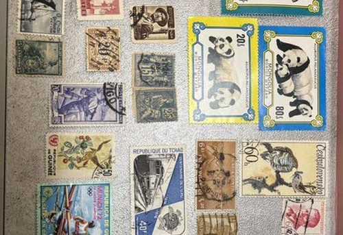 Почтовые марки Африка, Европа, СССР, Аргентина