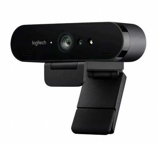 Веб камера Logitech brio 4к черный