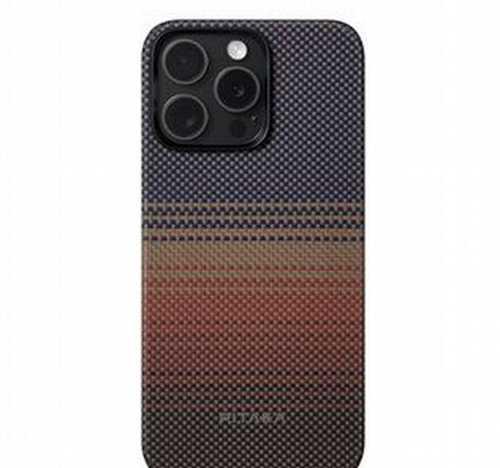 Чехол pitaka Fusion Weaving iPhone 15 Pro(Sunset)