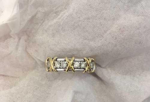 Золотое кольцо Tiffany