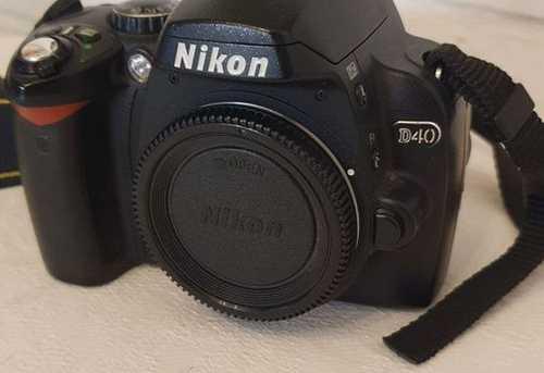 Цифровой фотоаппарат nikon D40