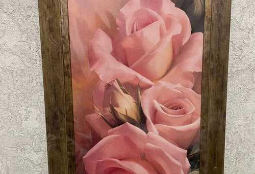 Картина розовые «Розы»