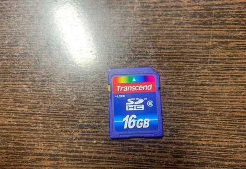 Карта памяти Transend sdhc 16 gb