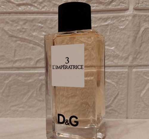 Dolce gabbana 3 l imperatrice Парфюм