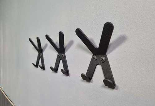Крючки для одежды из металла в стиле лофт